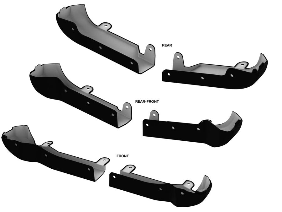 GMC 2500 HD mud flap delete kit-2020-2024 GMC 2500HD/ 3500HD 6 Piece ...