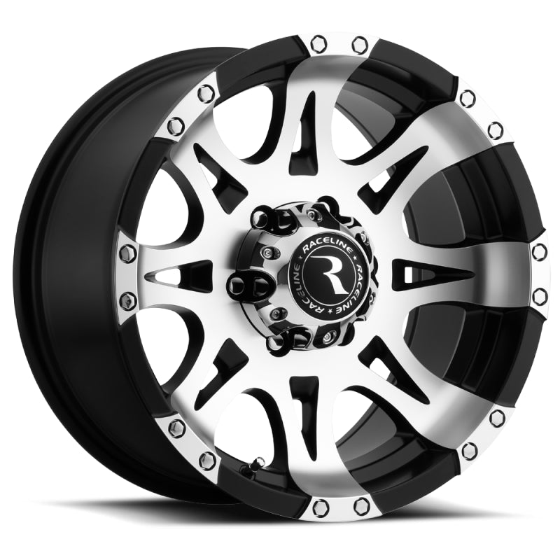 Raceline 982 Raptor 18x9in / 6x135 BP / 25mm Offset / 87.1mm Bore - Bl ...