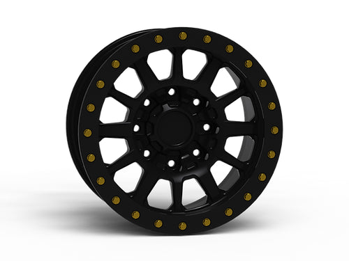 Simulated Beadlock Wheels-G600 20x10 Simulated Beadlock-Black Powder ...