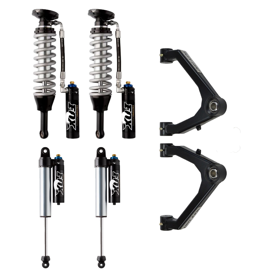 07-18 GM 1500 Dirt King Stage 2 Mid Travel Kit with Adjustable Fox Sho ...