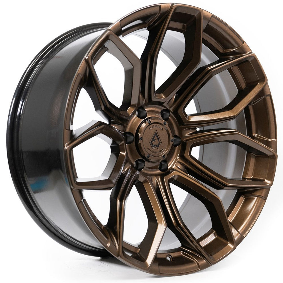 22x10 Arena A116 Cobra Smoked Bronze Tint Clear Wheel 6x135 (15mm ...