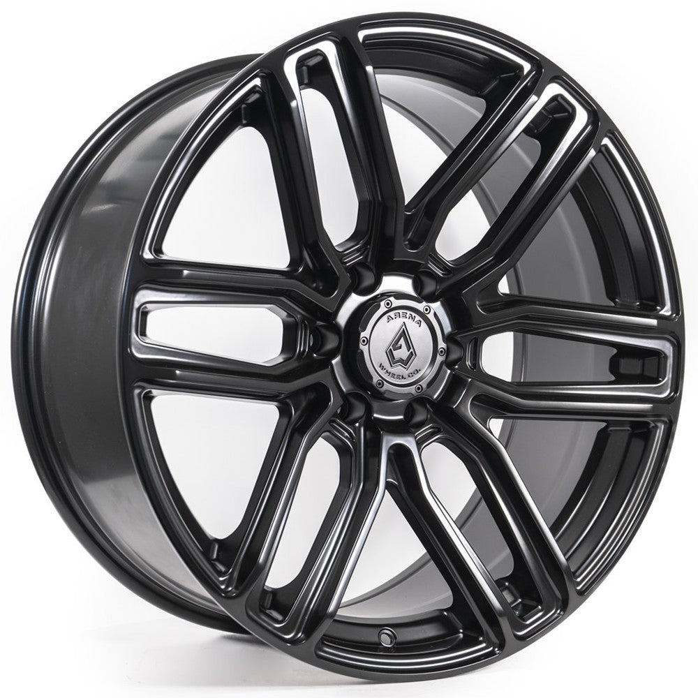 22x9.5 Arena A111 Supreme Satin Black Wheel 6x135 (20mm) – LTW Motorsports